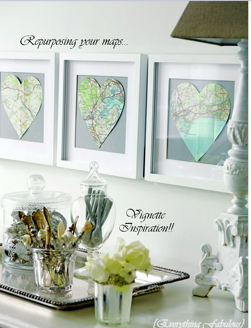 Elizabeth & Co.: Megan's Pinterest Inspired Map Project
