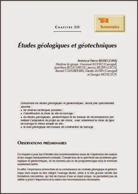 Etudes Géologiques et Géotechniques ~ Génie civil livres : cours genie ... Etudes Géologiques et Géotechniques ~ Génie civil livres : cours genie ...