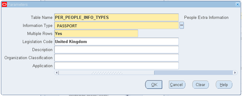 Oracle Apps HRMS : Demo Project