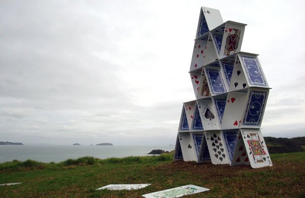 Giant house of cards
