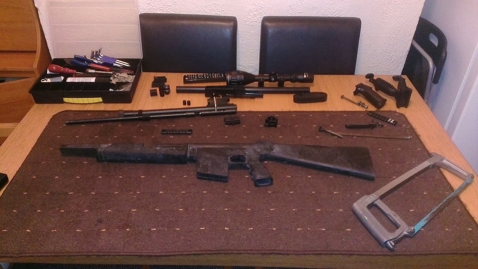 AIR RIFLES AND SHOOTING: QB78 IN JACKAL STOCK