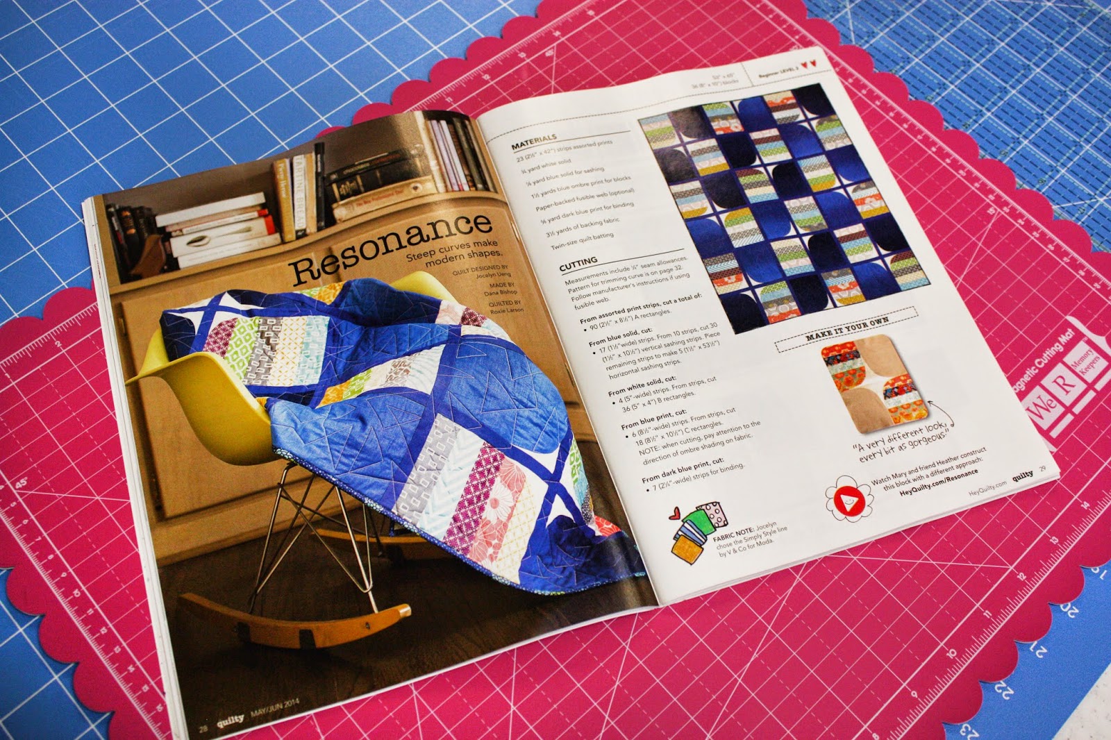 Fat Quarter Shop's Jolly Jabber: Quilty Magazine May/June Feature