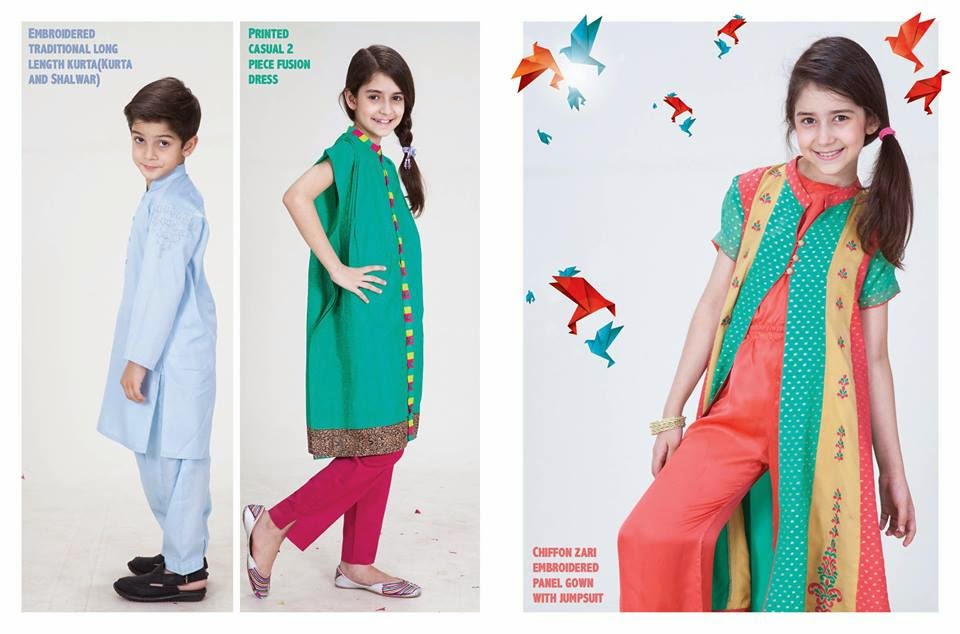 Nishat Linen Kids Eid Collection 2014 | Summer Wear Dresses For Small ...