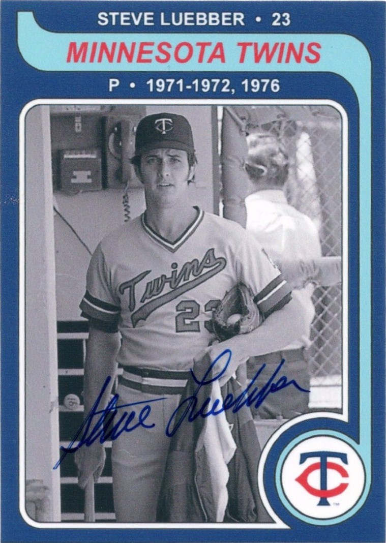 Minnesota Sports Autograph Project: STEVE LUEBBER