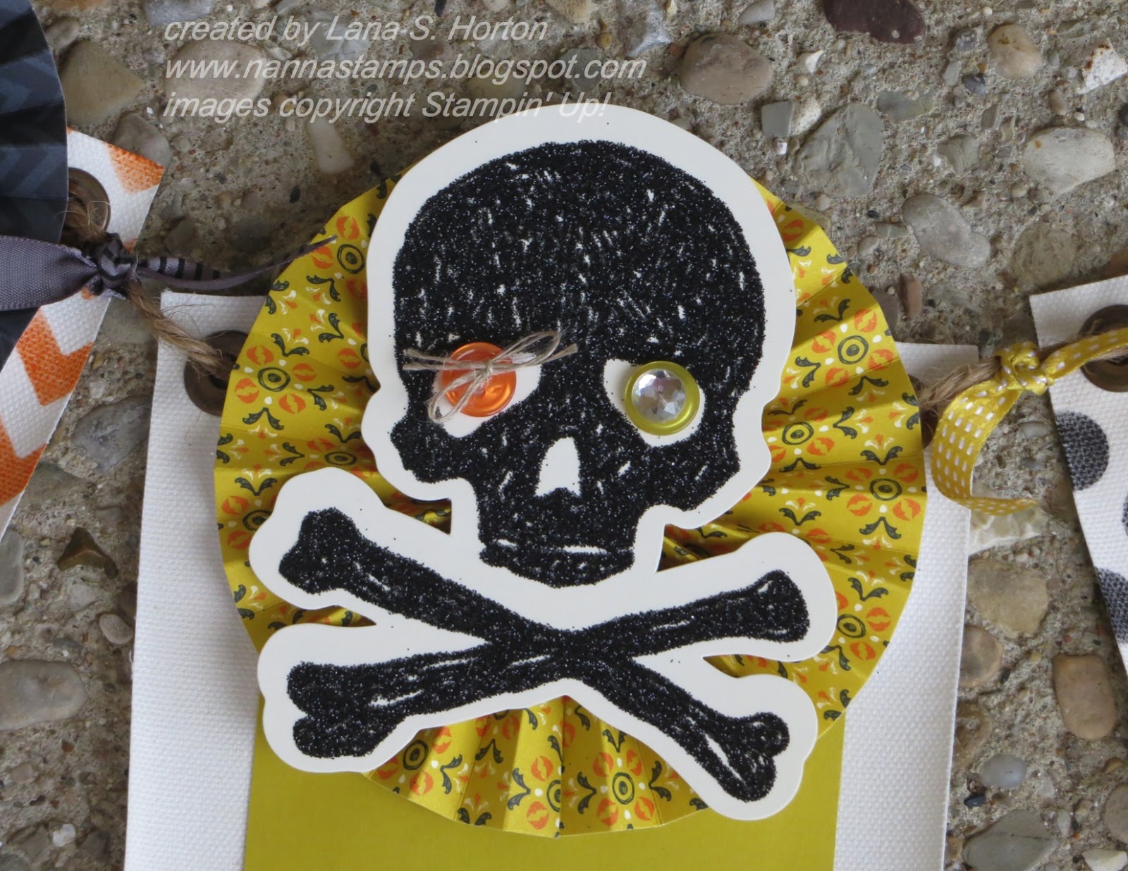 Stamping with Nanna: My Spooky Banner is Finished and I Love It!