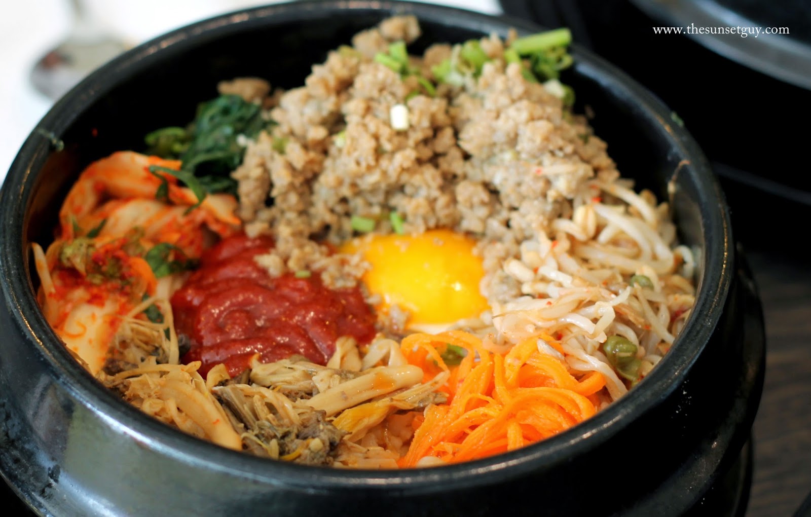 The Sunset Guy: Our Bibimbap Kind of Lunch