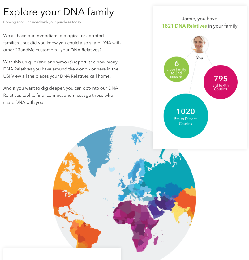 Roots & Recombinant DNA: 23andMe new Explore Your DNA Family coming soon