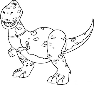 Rex from Toy Story Coloring ~ Child Coloring