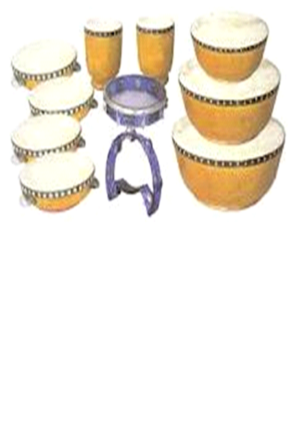 cara membuat rebana (alat musik Membranofon)