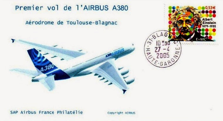 Aircraft Manufacturer and Special Flight Covers: Airbus First Flight Covers