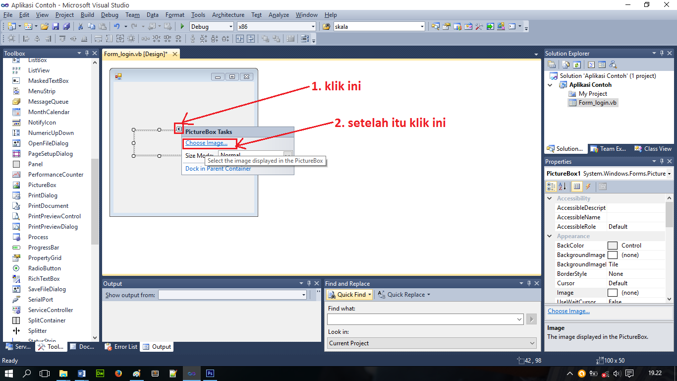 VISUAL BASIC NET PART 8 – TUTORIAL CARA MENAMBAHKAN GAMBAR PADA FORM ...