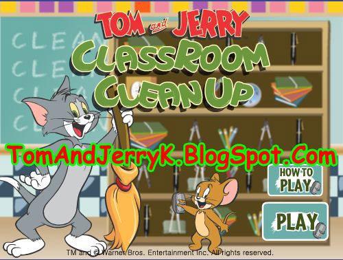 Tom And Jerry: Tom And Jerry Class Room Clean Up