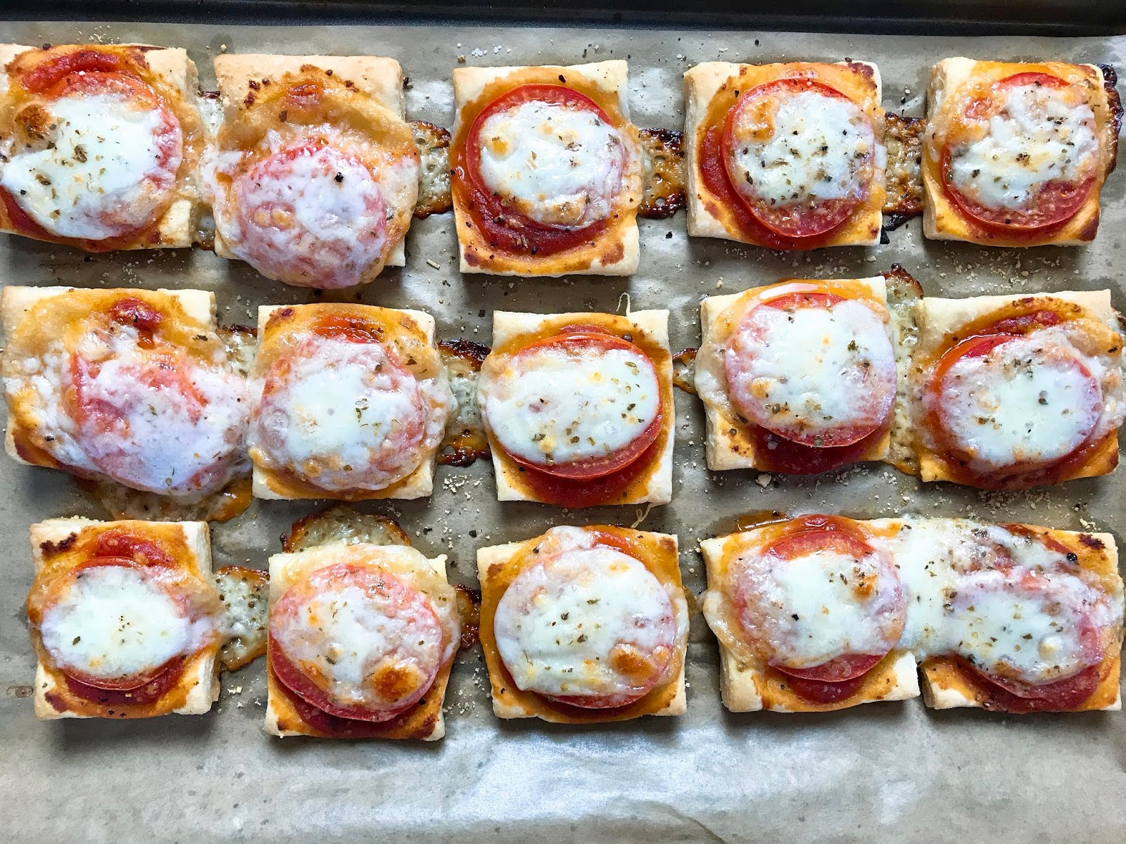 Margherita Pizza Squares