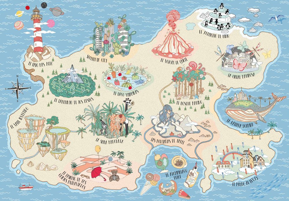 An Atlas of Imaginary Places by Mia Cassany and Ana de Lima