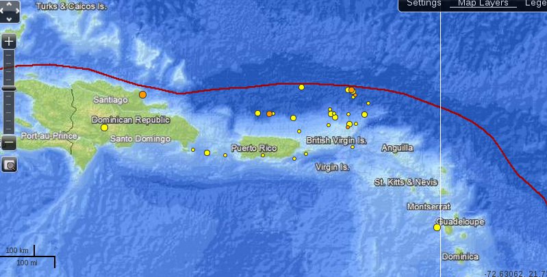 Ontario-geofish: Virgin Islands earthquake swarm continues Ontario-geofish: Virgin Islands earthquake swarm continues