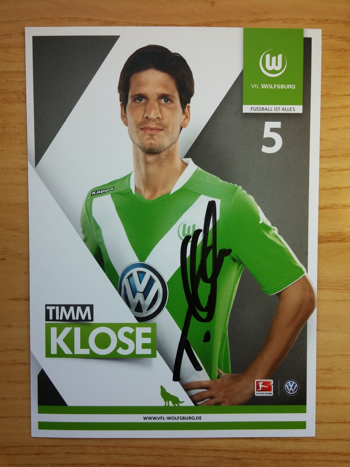 Autografy Addrza : VfL Wolfsburg: Ricardo Rodriguez, Maximilian Grün ...