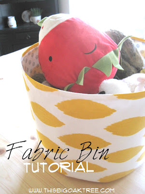 Fabric Bin {tutorial}