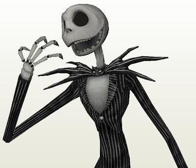 Life Size Jack Skellington Papercraft | Papercraft Paradise ...