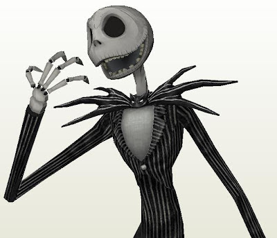 Life Size Jack Skellington Papercraft | Papercraft Paradise ...
