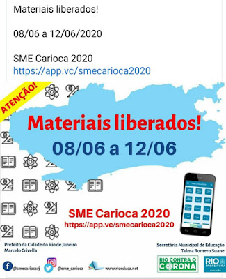 Escola Municipal Barão do Amparo: MATERIAL LIBERADO - SME