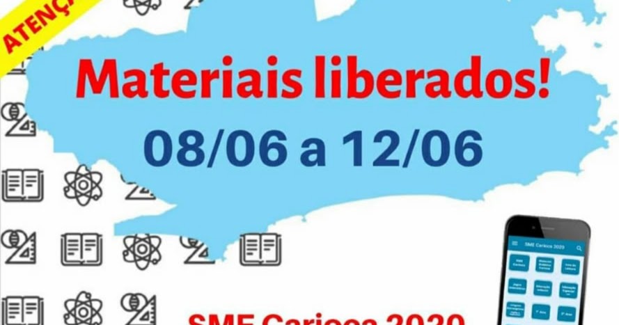 Escola Municipal Barão do Amparo: MATERIAL LIBERADO - SME