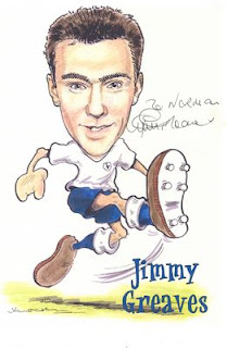 THE CARTOONSTORE: JIMMY GREAVES - SPURS AND 1966 LEGEND - AUTOGRAPHED ...