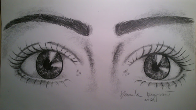 BElieve in YOUrself ♥ .: jak narysować cz. 1 -oczy