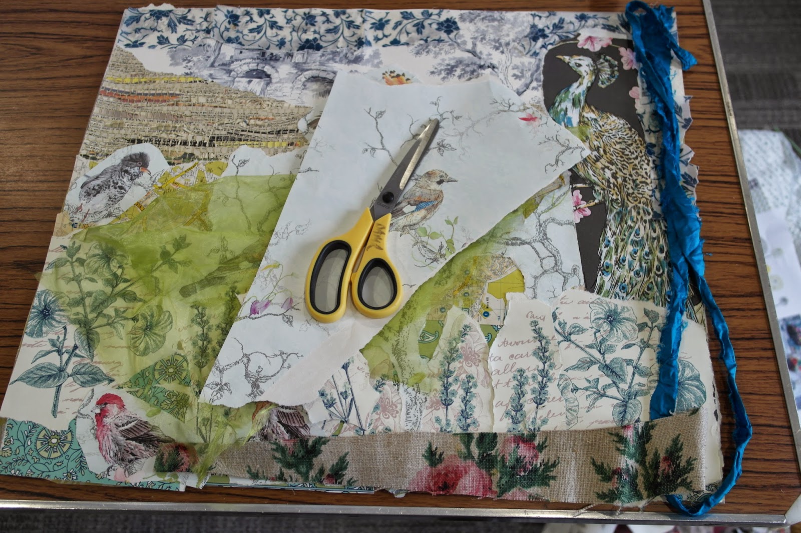H-anne-Made: Parbold stitched collage workshop