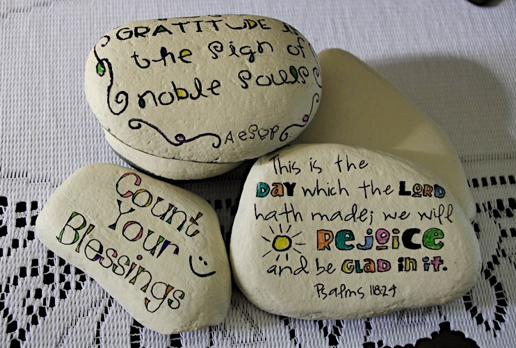 Creative "Try"als: Thanksgiving Inspiration Rocks