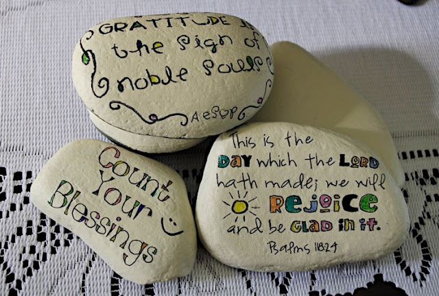 Creative "Try"als: Thanksgiving Inspiration Rocks