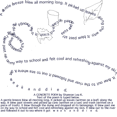 Concrete poems|Concrete poetry|Shape Poetry|Shape poems: Concrete Poem