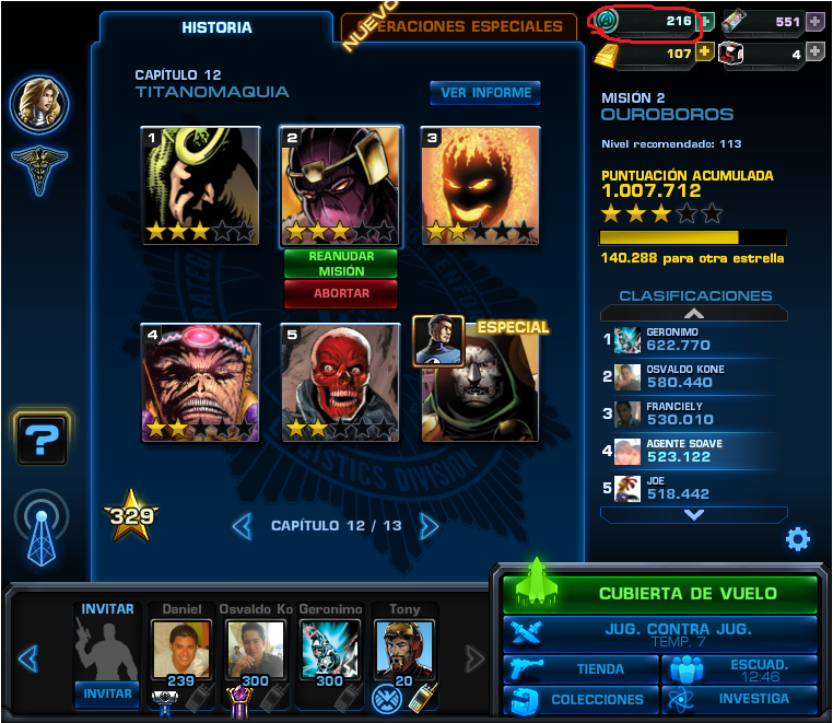Marvel: Avengers Alliance Latino (Juego de Facebook): abril 2013