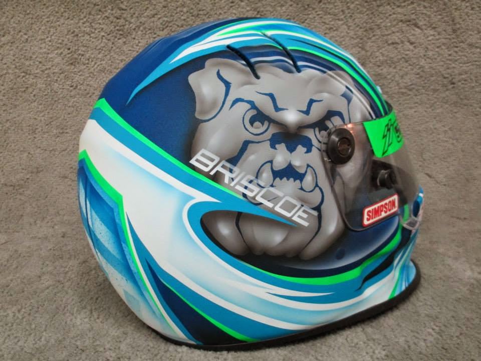 Racing Helmets Garage: Simpson Shark C.Briscoe 2014 by Shell Shock