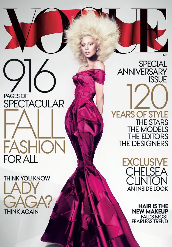 Lady Gaga covers Vogue Magazine September 2012 Issue - PML