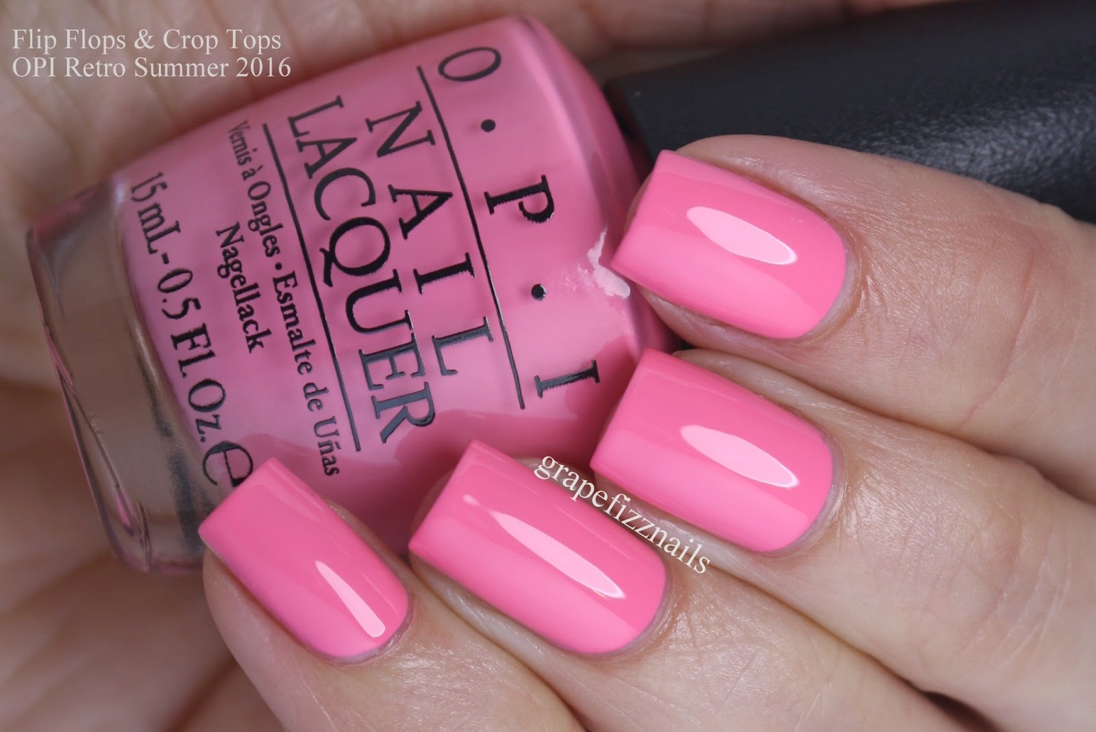 Grape Fizz Nails: OPI Retro Summer 2016 Collection Review