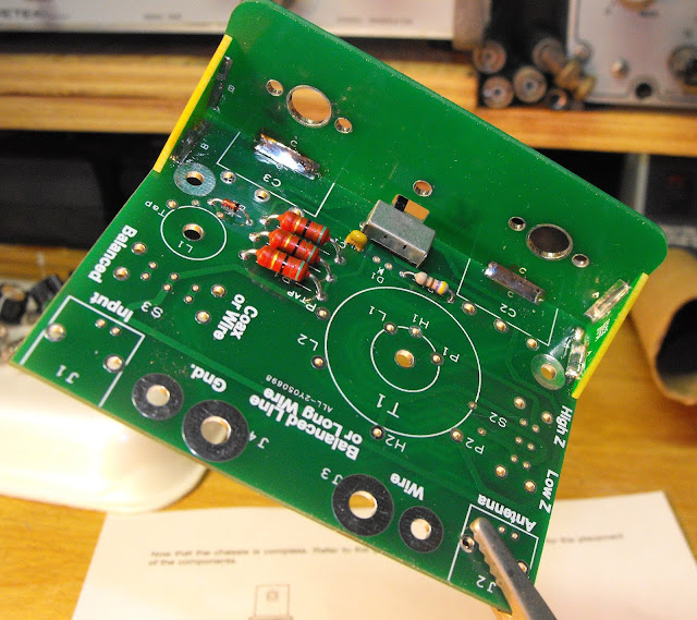 Right Hand of Zod: Neat Kit: 40m through 10m Multi Z Tuner from QRPGuys