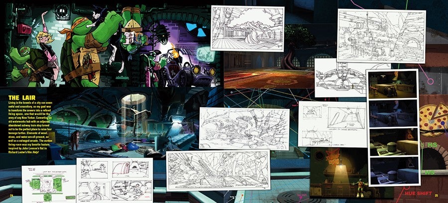 NickALive!: First Look at 'The Art of Teenage Mutant Ninja Turtles ...