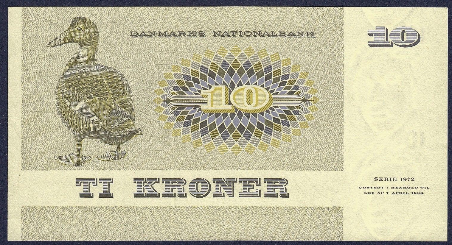 Denmark 10 krone banknote 1972|World Banknotes & Coins Pictures | Old ...