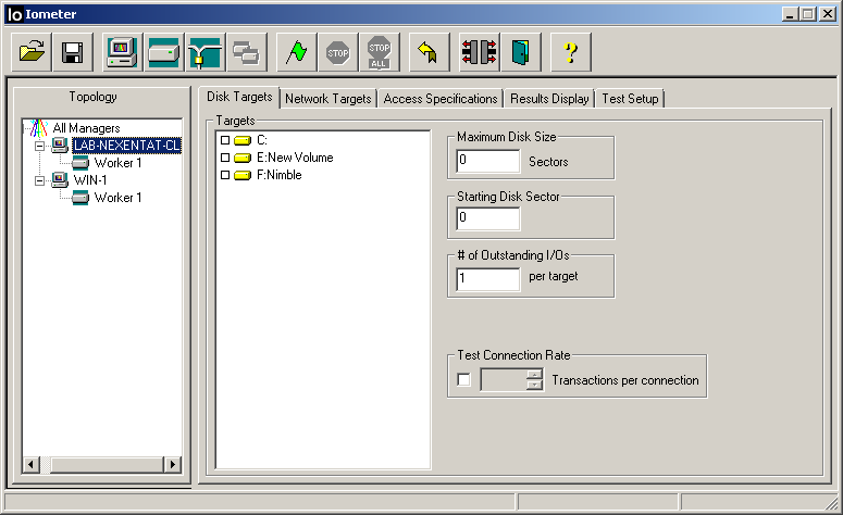 My Own Damn Documentation: Running IOmeter from multiple machines