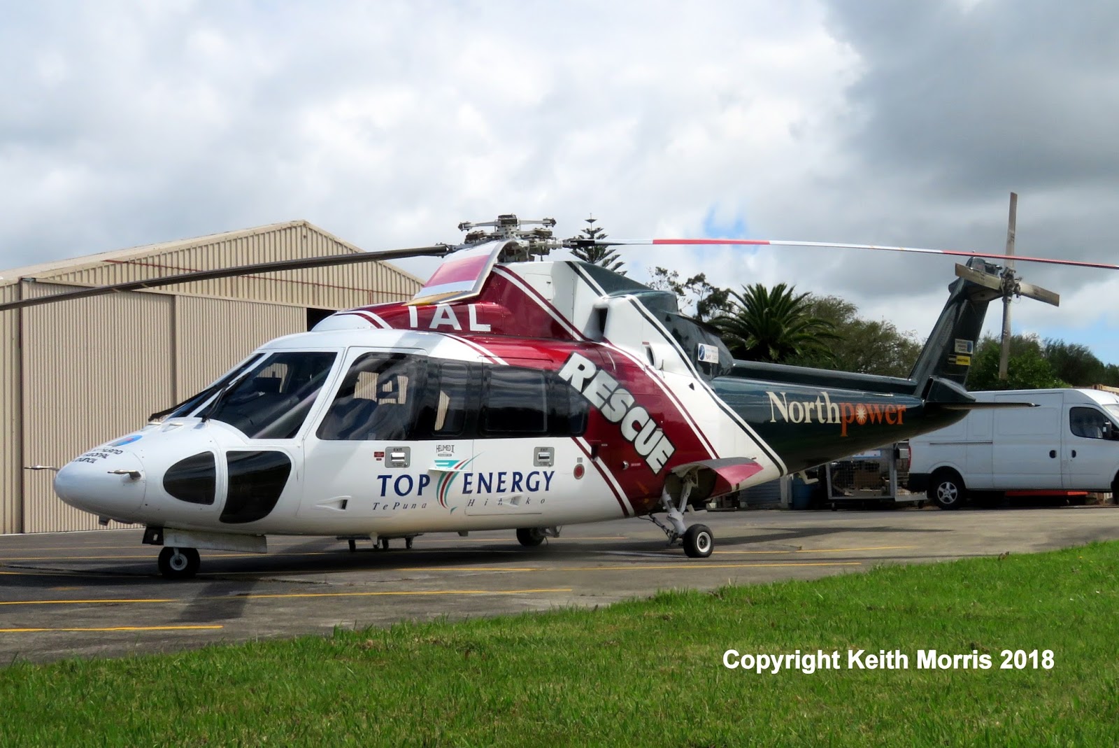 NZ Civil Aircraft: Impressive Sikorsky S 76A ZK-IAL at North Shore Today