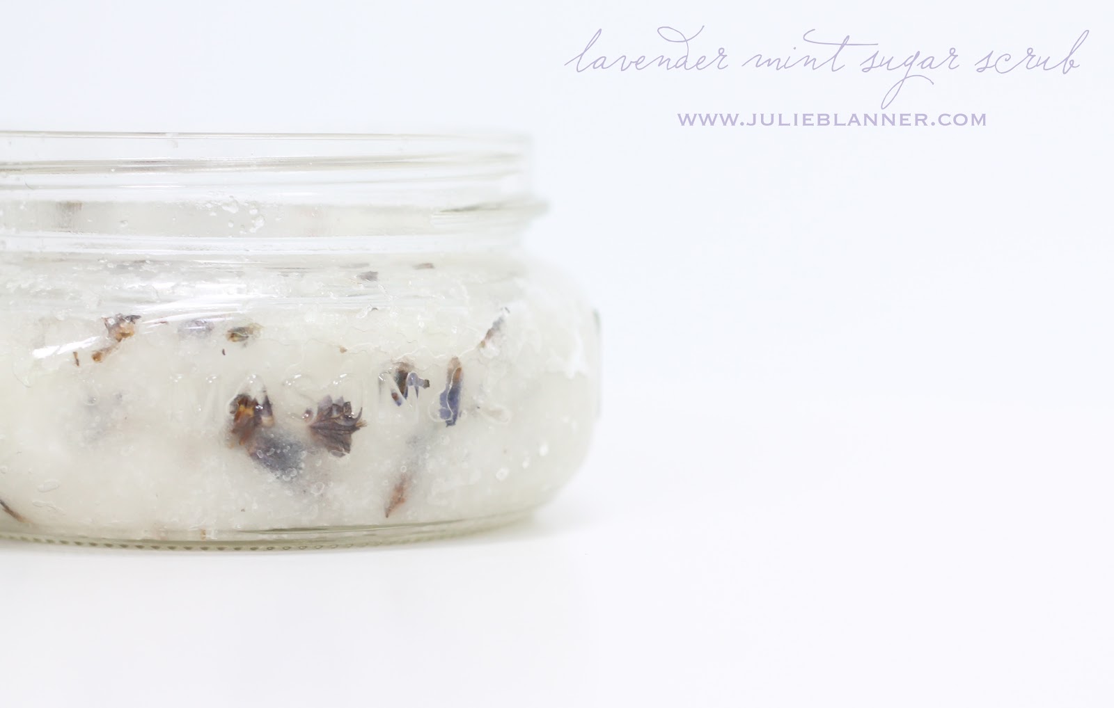 Lavender Mint Sugar Scrub Recipe