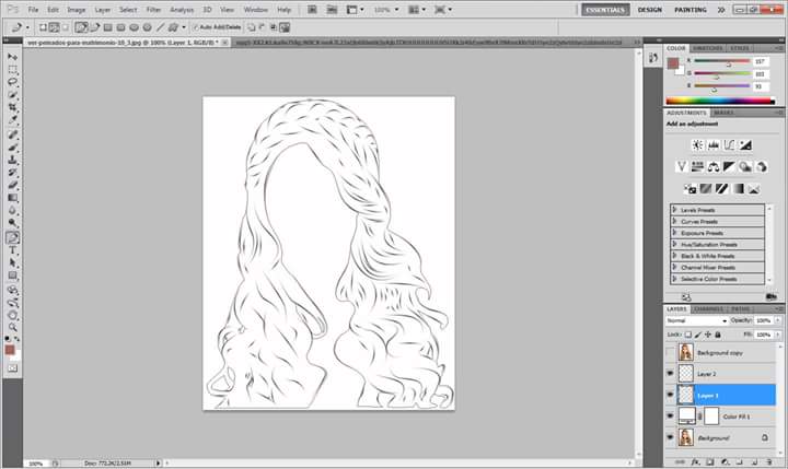 UnaahaArt: Cara Membuat Vector/Vexel Rambut Ikal di Photoshop | UnaahaArt