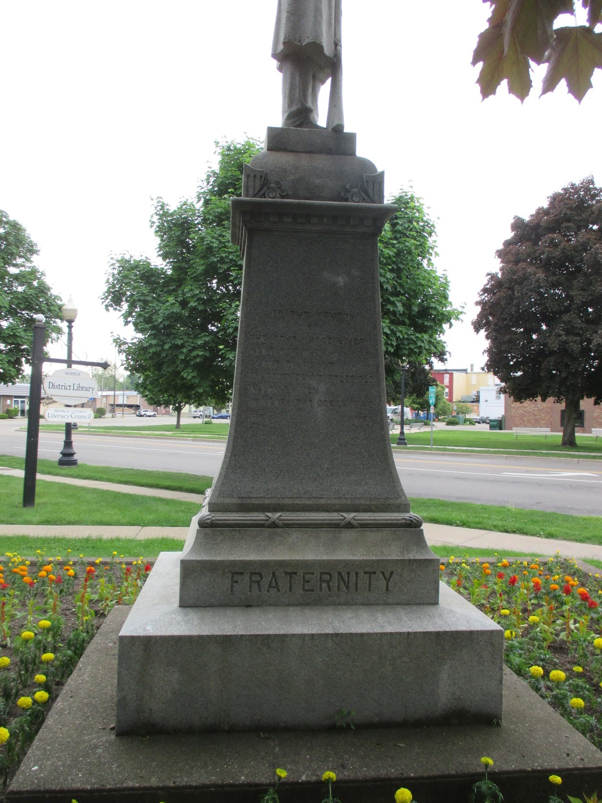 Black Powder & Lace : Coldwater Soldier's Monument