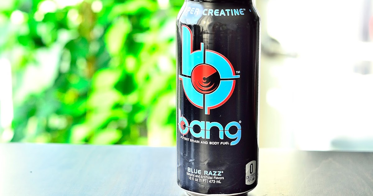 What I Drink At Work: Bang Blue Razz Energy Drink