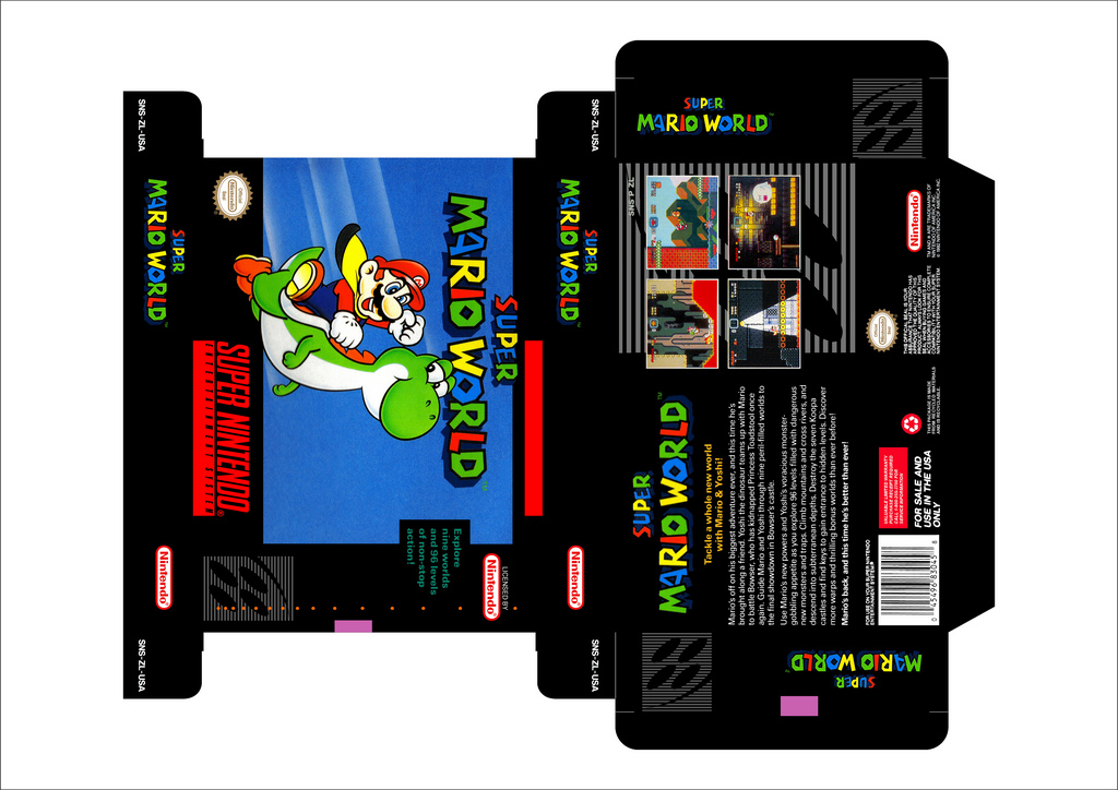 Gamer Labels: Super Mario World