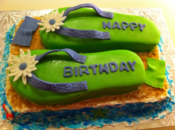 CC's Cake Decorating: The infamous Flip Flop cake