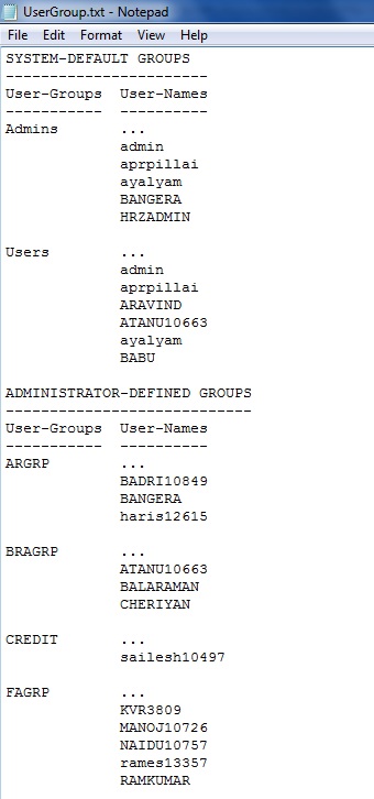 Users and Groups Listing from Workgroup Information File ~ LEARN MS-ACCESS TIPS AND TRICKS