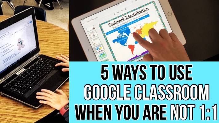Ideas for using Google Classroom | Glitter in Third