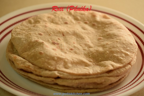 Roti/Phulka (Flat Indian bread) | Jyoti's Kitchen - Simple & Easy Cooking