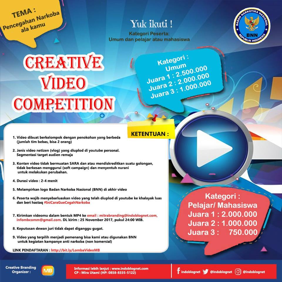 Creative Video Competition - lomba video 2021